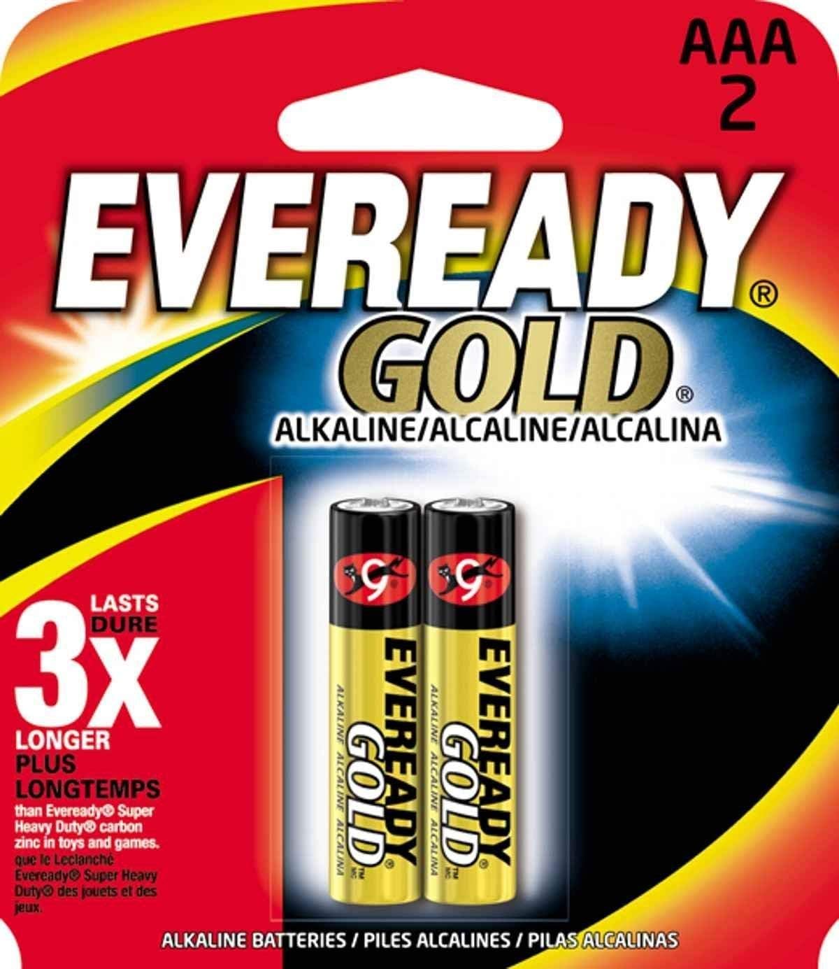 Amazon.com: ENERGIZER AAA2 EVEREADY AAA Alkaline Battery: Health ...