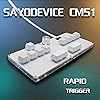 SayoDevice CM51 Rapid Trigger Keyboard for OSU!、djmax... Rhythm Game with OUTEMU Hall Magnetic ...