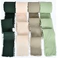 Amazon.com: TONIFUL 4 Rolls Silk Chiffon Ribbon, 1-1/2 Inch x 22yds ...