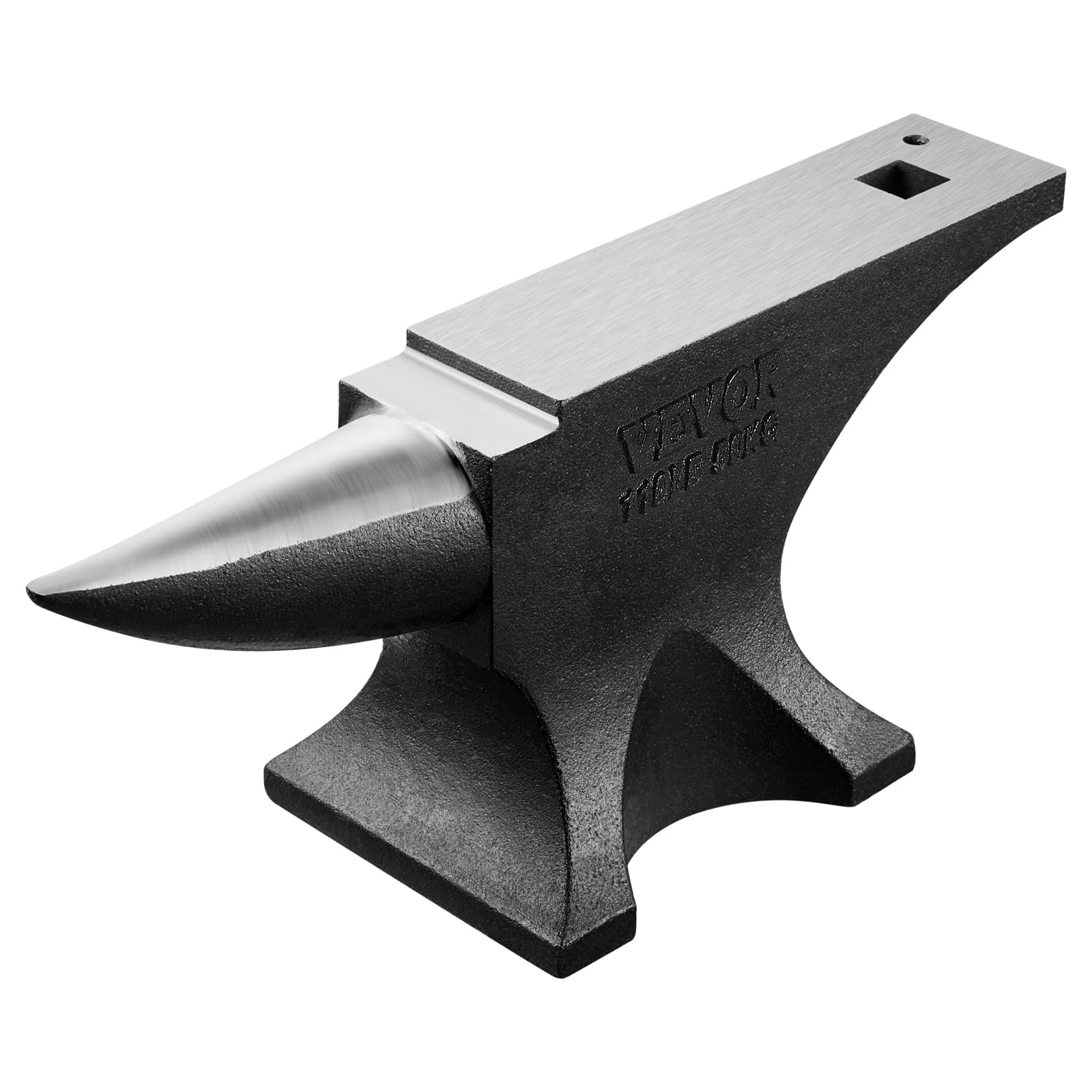 VEVOR Single Horn Anvil, 110lbs Cast Steel Anvil, High Hardness Rugged ...