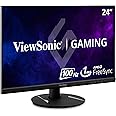 Amazon.com: ViewSonic VX2416 24 Inch 1080p 1ms 100Hz Gaming Monitor ...