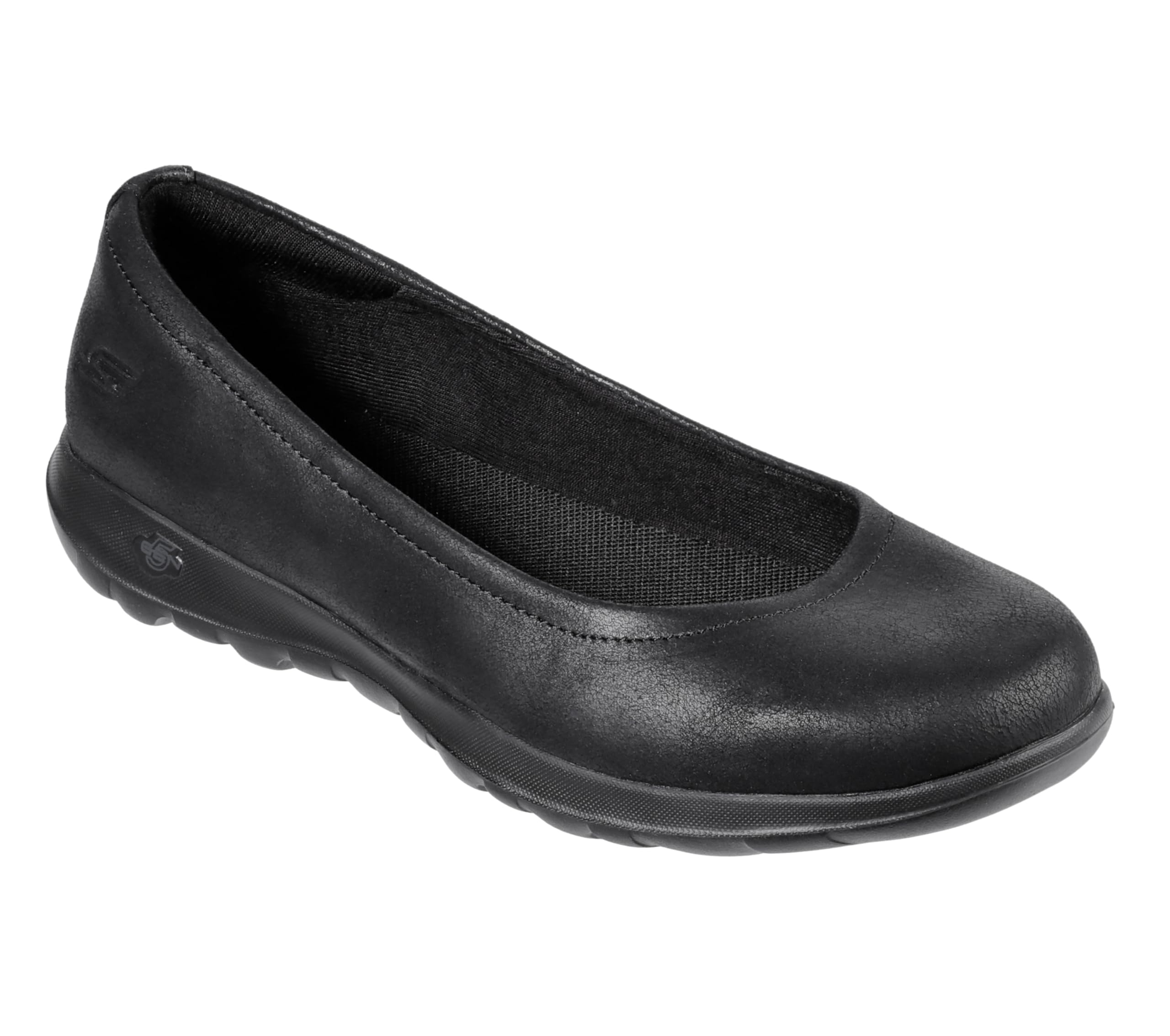 Skechers Performance Women's Go Walk Lite-15395 Ballet Flat, black, 9 M ...