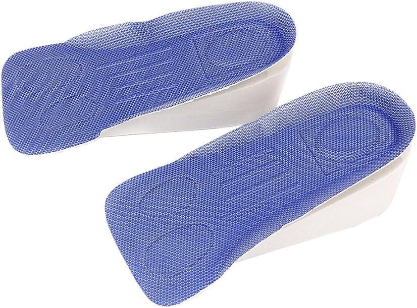 WINOMO Pair of 3 cm EVA Unisex Silicone Raised Insoles, Invisible Heel ...