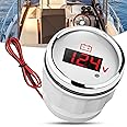 Amazon.com: Linkstyle 24V 12V Voltmeter Gauge, Waterproof Boat Battery ...