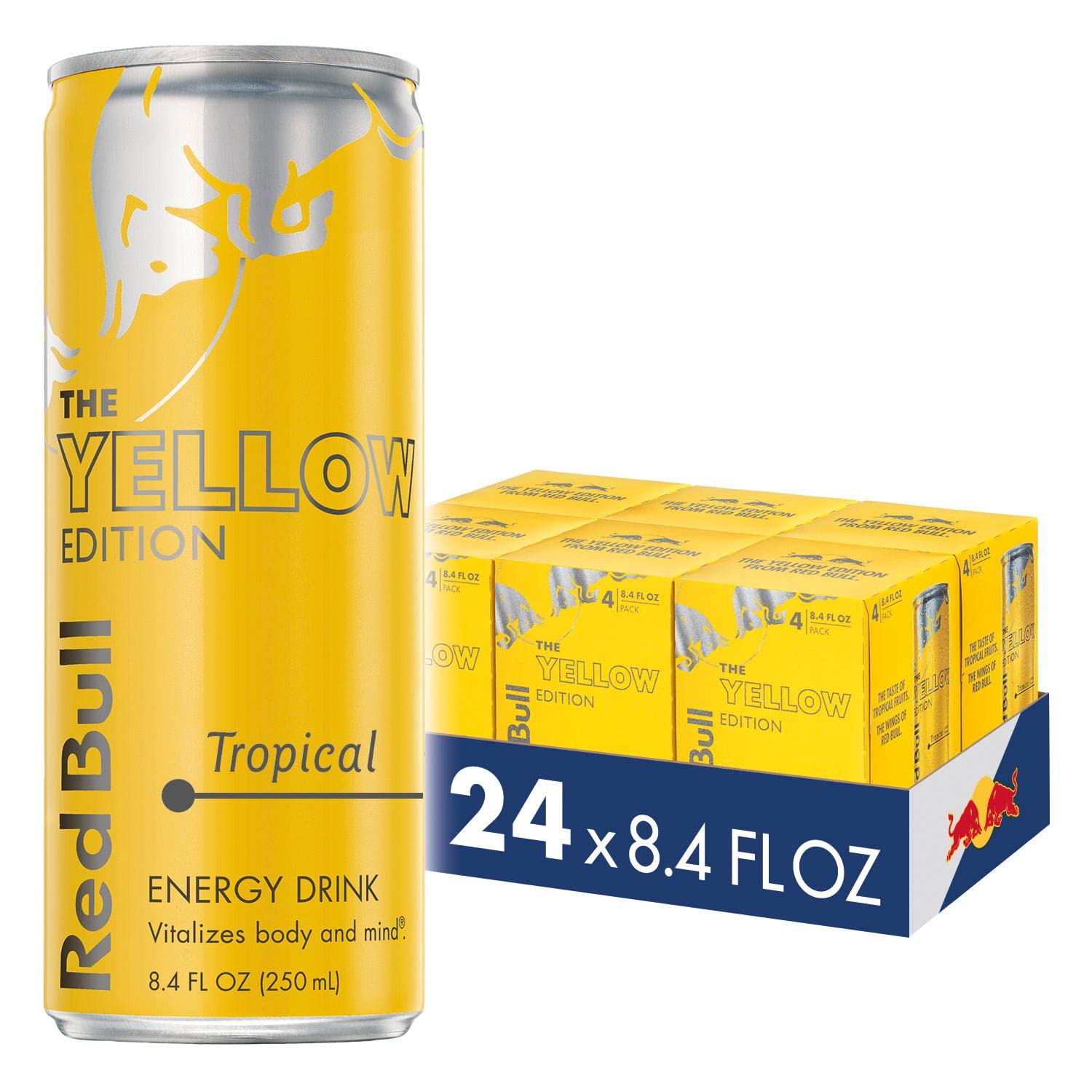 Mua Yellow Edition Tropical Energy Drink, 8.4 Fl Oz, 24 Cans (6 Packs ...