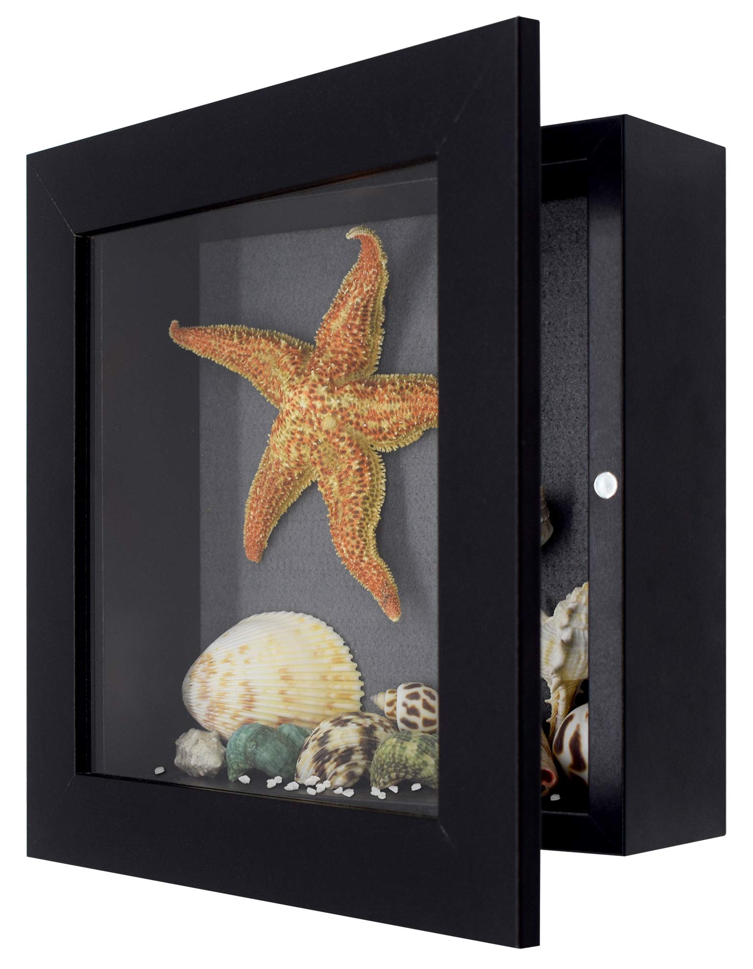 Golden State Art Shadow Box Frame Display Case 2 inch Depth Great 