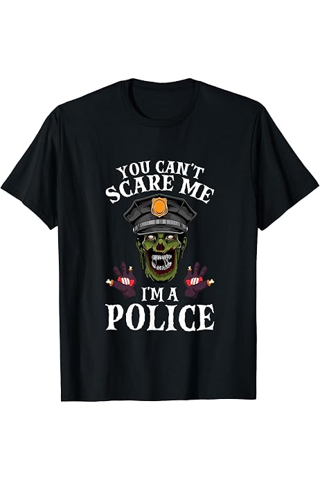 Funny Police Costume Tshirt Funny Police Uniform Cop Uniform Police