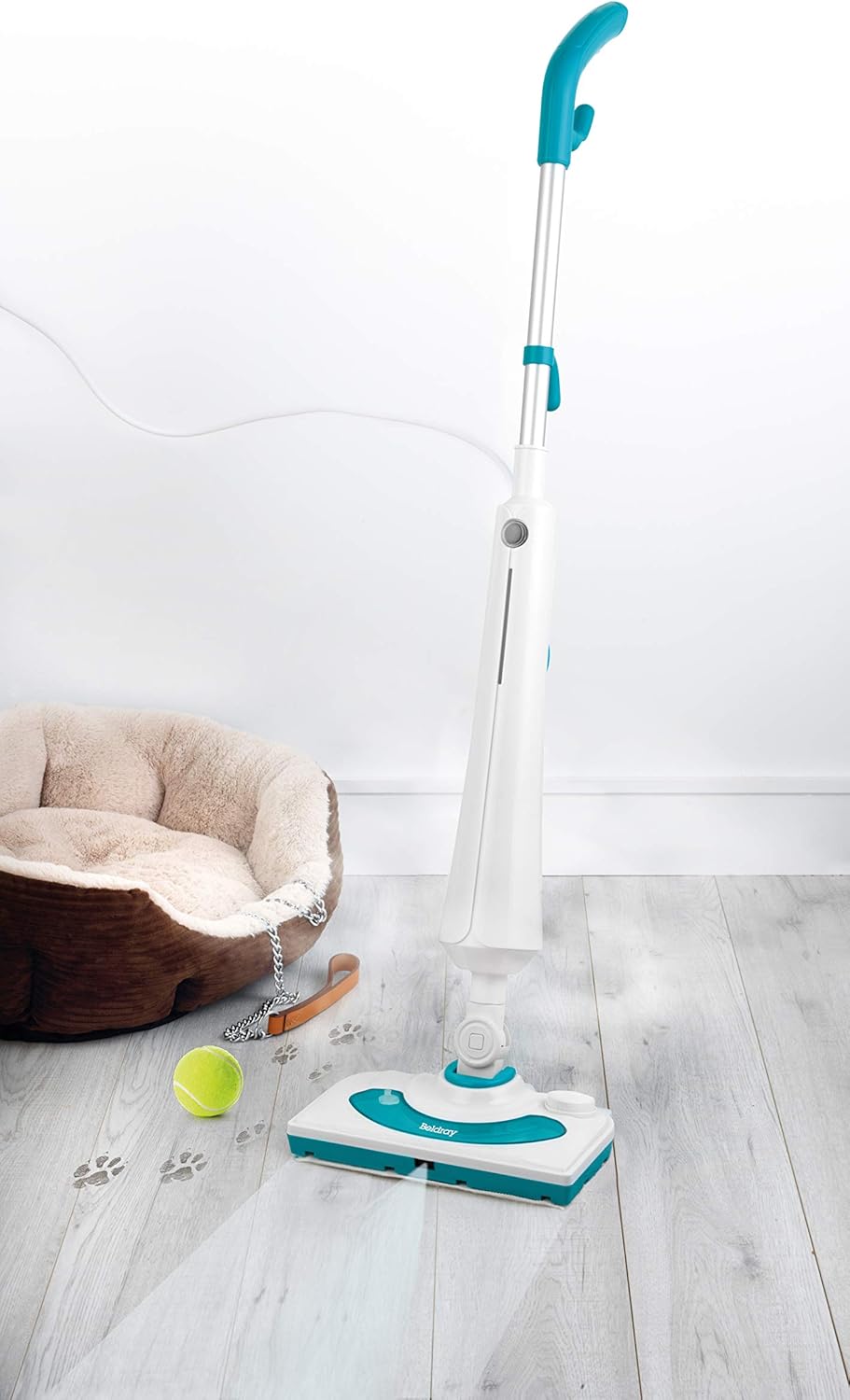 Beldray® BEL01097 Rectangular Detergent Steam Cleaner, 350ml Water Tank ...