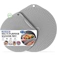 Amazon.com: WISHSOM Multi-use Microwave Mat, Trivets for Hot Dishes ...