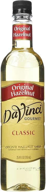 Da Vinci Gourmet Syrups Hazelnut Syrup 750 ml Bottle: Amazon.co.uk: Grocery