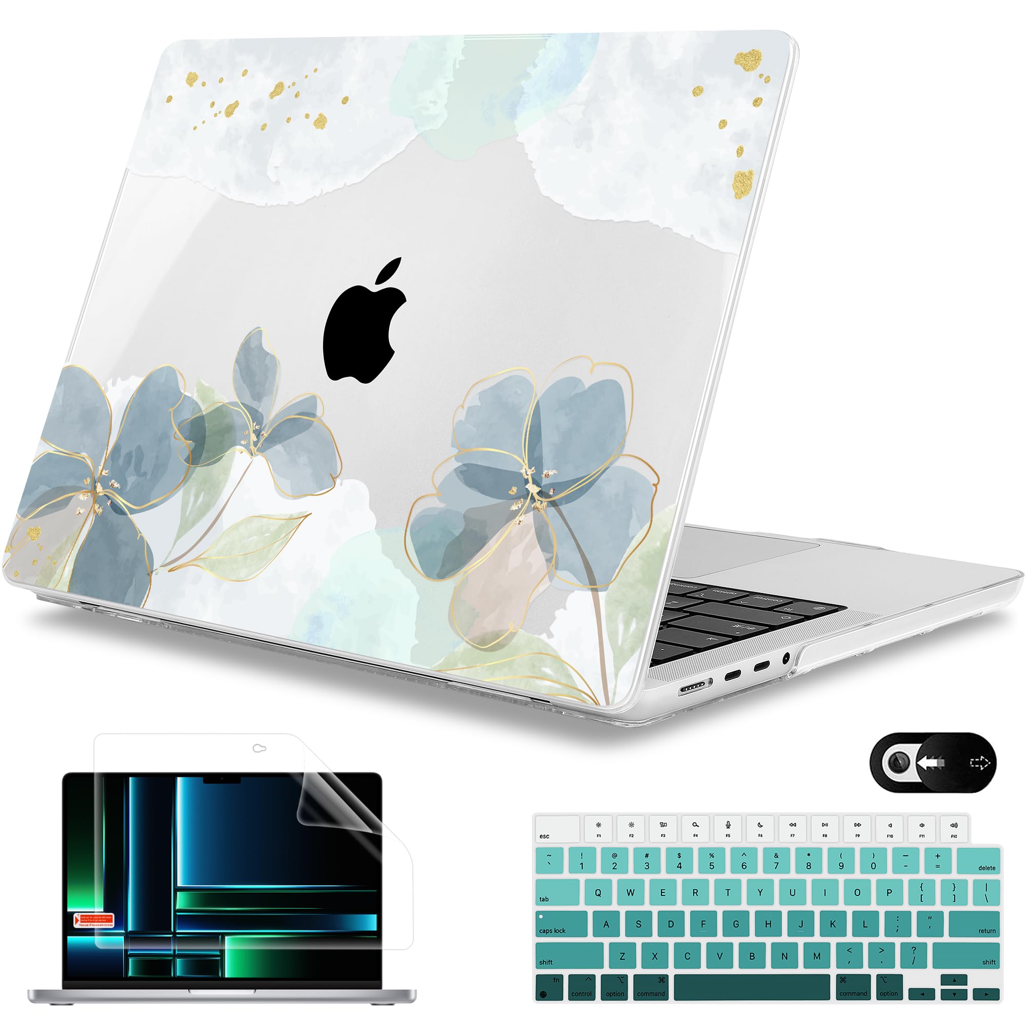 Mektron Case for MacBook Pro 14 inch 2024 2023 2021 Model M4 A3112 ...