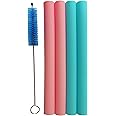 Amazon.com: Wisepoch Gulp Water, 0.55""(14mm) Extra-Wide Fat Straw ...