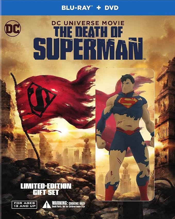 La Muerte de Superman (Blu-ray + DVD) (+ Figurine): Matt Lanter, Nathan ...