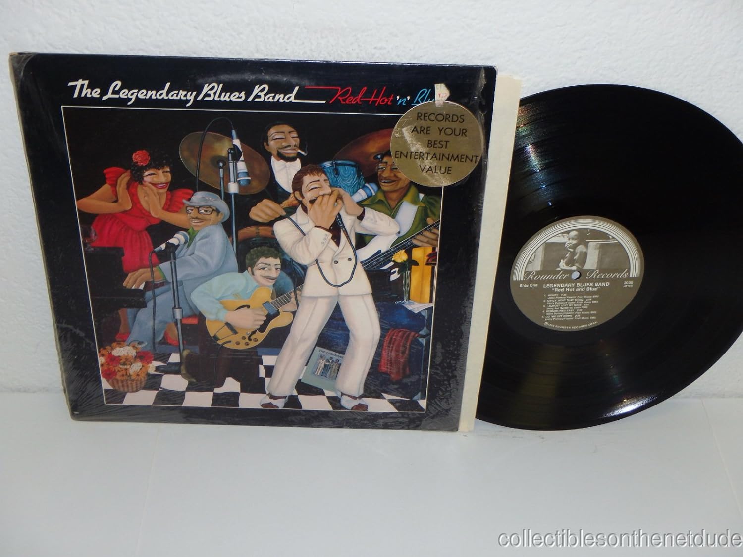 red hot and blue LP - LEGENDARY BLUES BAND