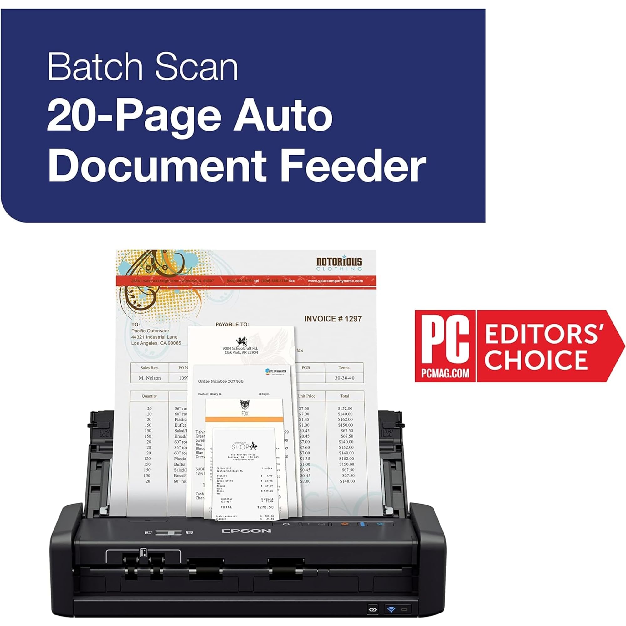 Mua Epson WorkForce ES-300W Wireless Color Portable Document Scanner ...