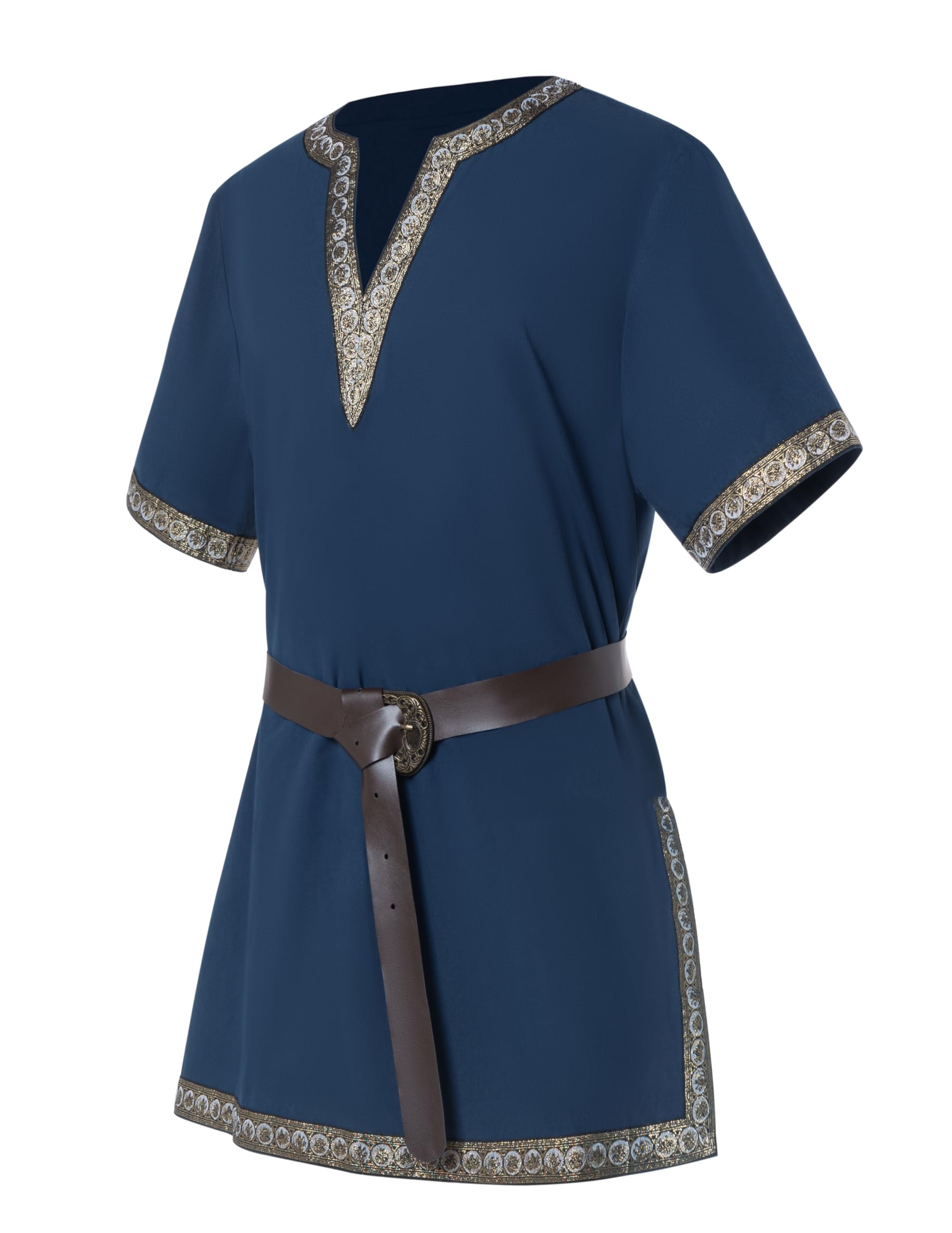 Spooktacular Creations Mens Medieval Renaissance Viking Knight Tunic ...