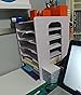 Amazon.com: Natwind Office Stackable Paper Organizer for Desk White ...