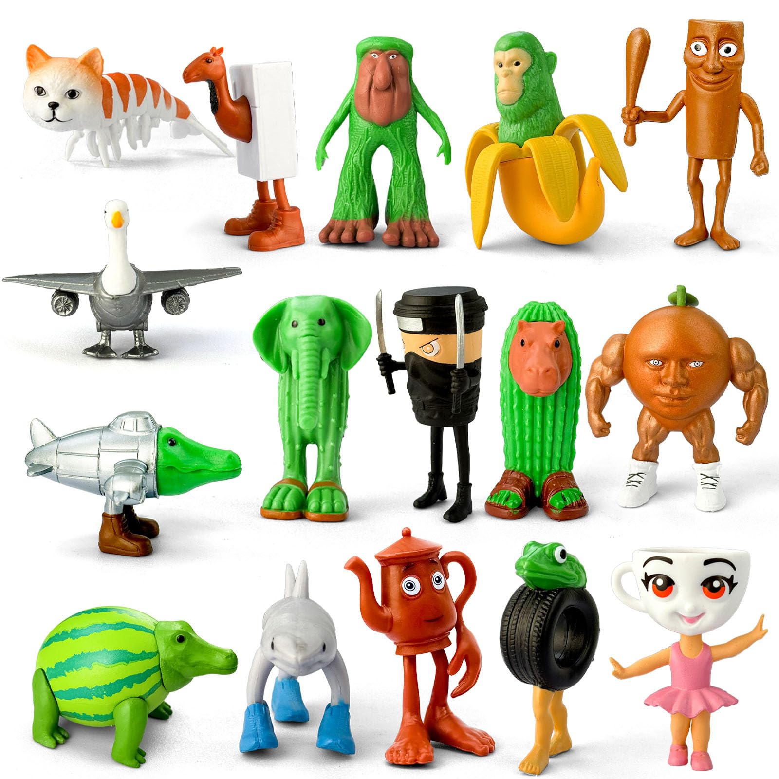Lomencry Italian Brainrot Toy Action Figure,tralalero tralala,brainrot ...