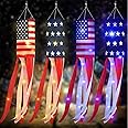 Amazon.com : 4 Pieces 40 Inch USA Flag Windsock American Flag Outdoor ...