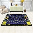 Amazon.com: Classic Arcade Games Rug Retro 90s Arcade Theater Style ...