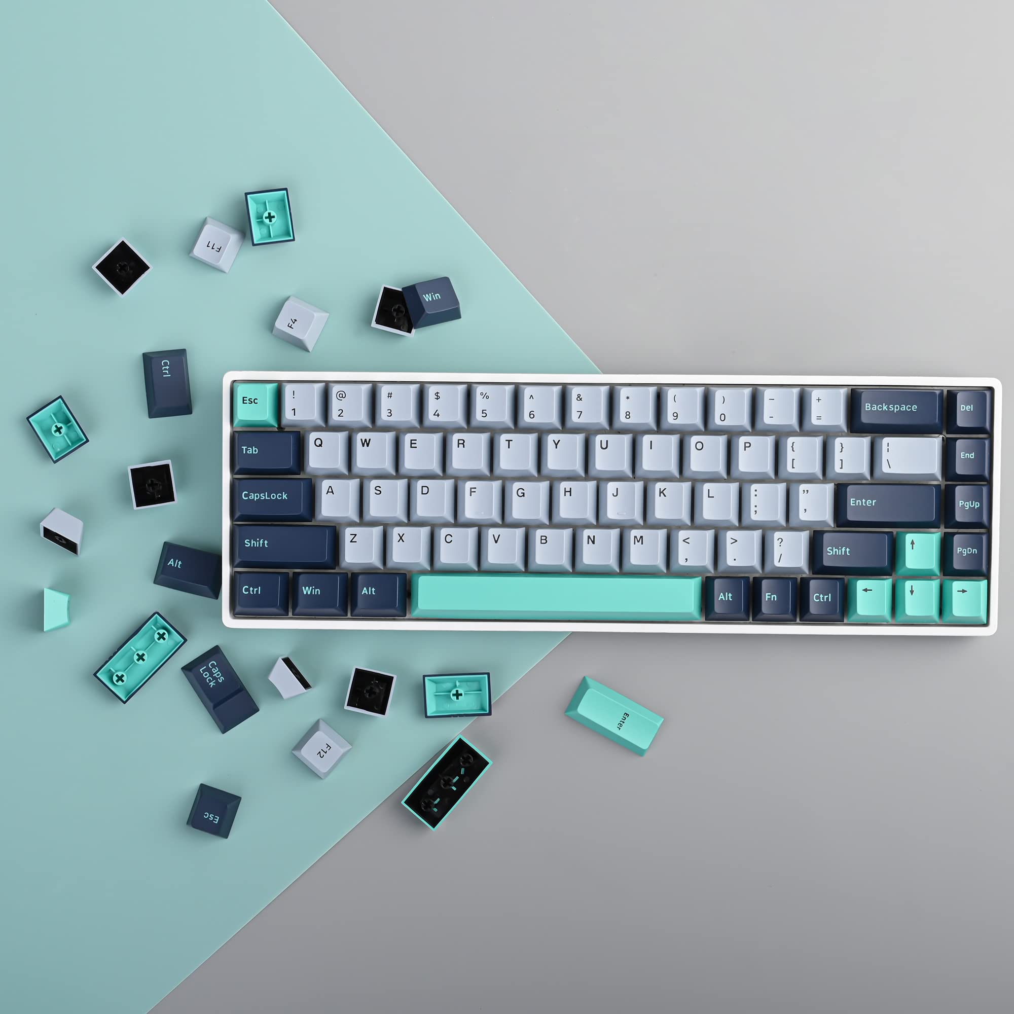Mua SOLIDEE PBT Hammerhead Keycaps, 171 Tastenkappen, Double Shot ...