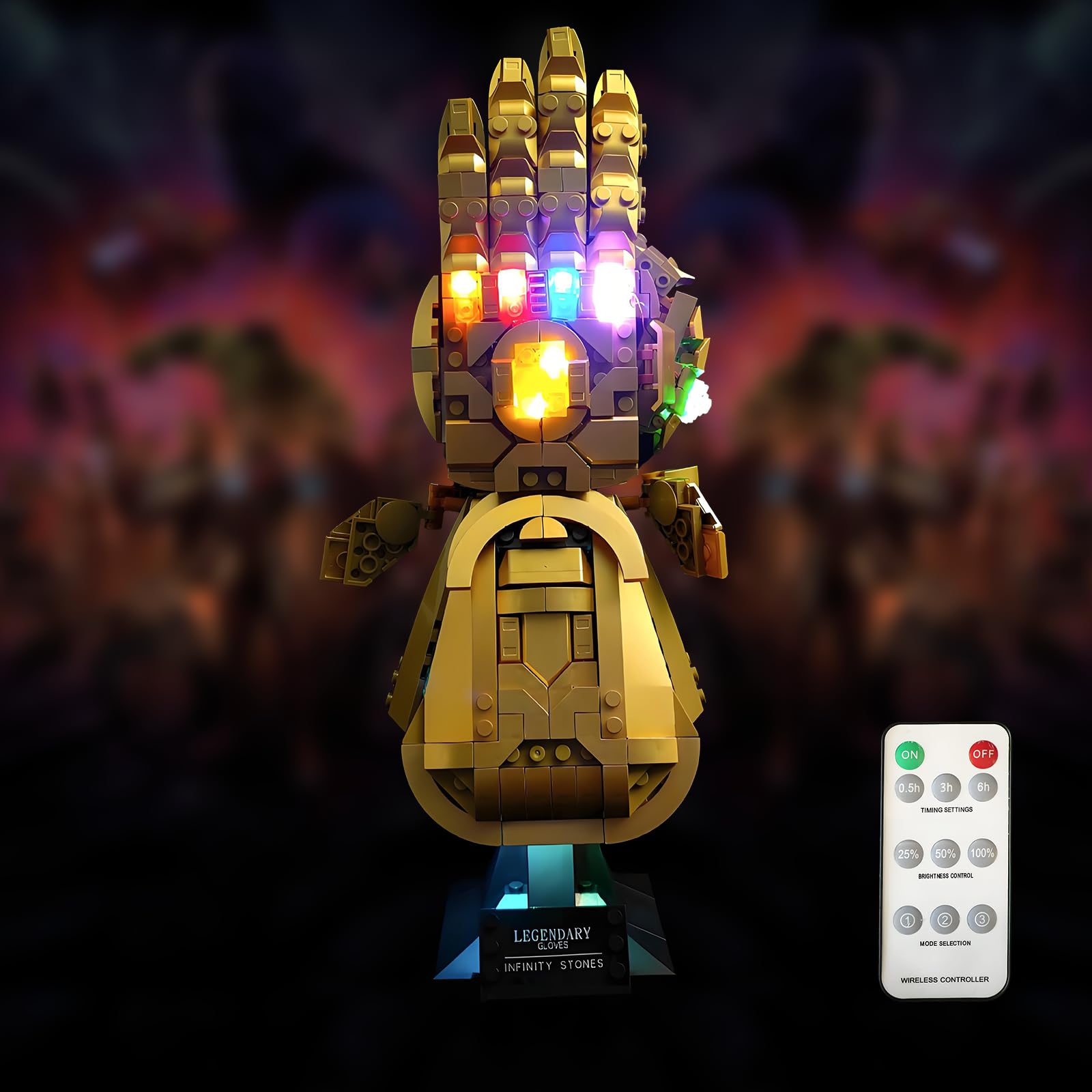 DABRORICESTAR RC LED Light Kit for Lego Infinity Gauntlet Building ...