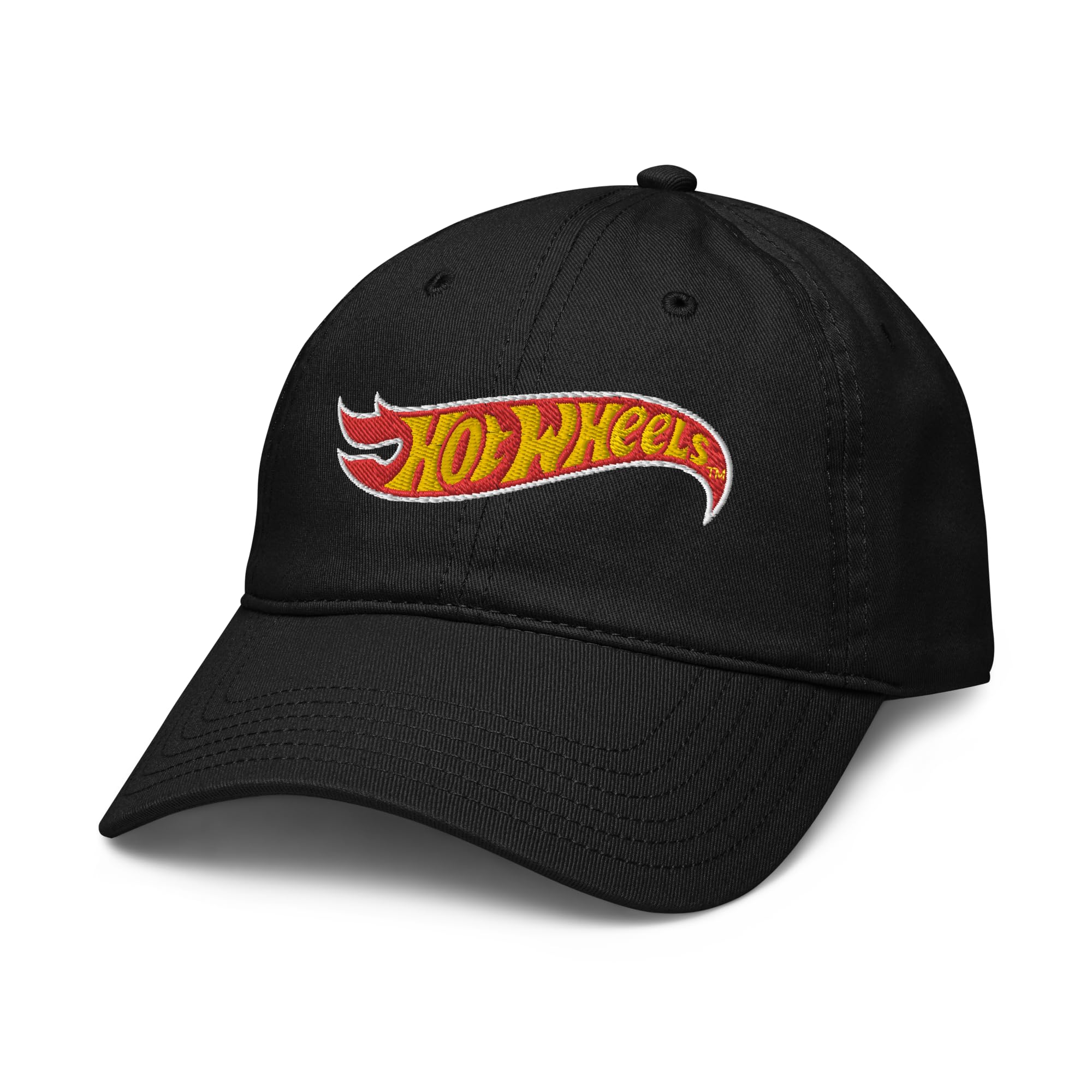 Hot Wheels Classic Logo White Border Adjustable Baseball Hat for sale ...
