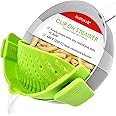 Amazon.com: Clip-On Strainer – Silicone Collapsible Colander for ...