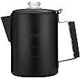 Amazon.com: COLETTI Black Bozeman Percolator Coffee Pot — Camping ...