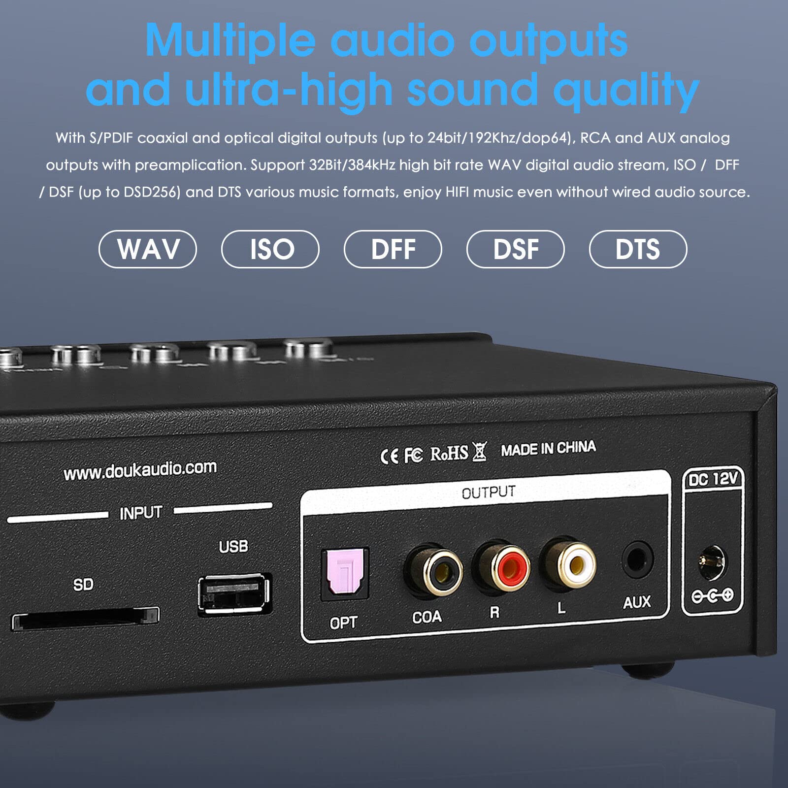 Mua Douk Audio C100 Mini Hi-Res Music Streamer Digital Audio Player ...