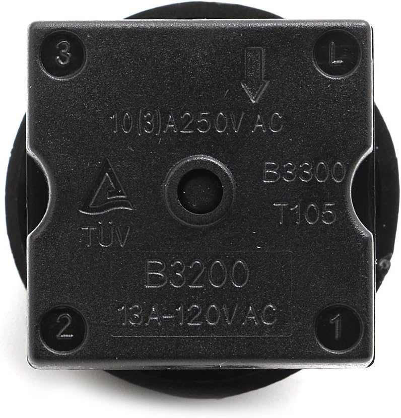 Sixsons 4-Position Fan Rotary Switch 3-Speed Governor with Knob Fan ...