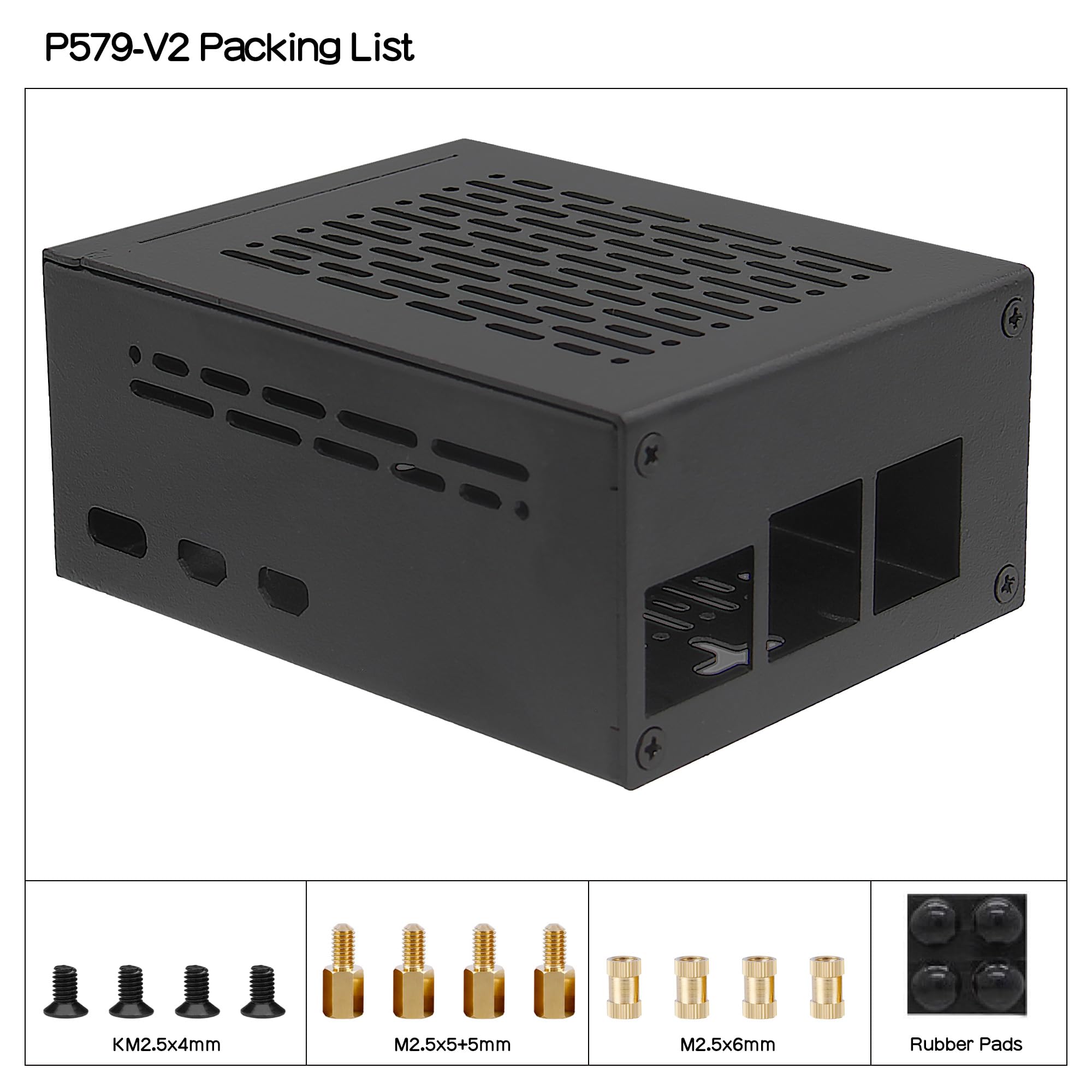 Mua Geekworm PCIe Metal Case P579 for Raspberry Pi 5 Support X1001 ...