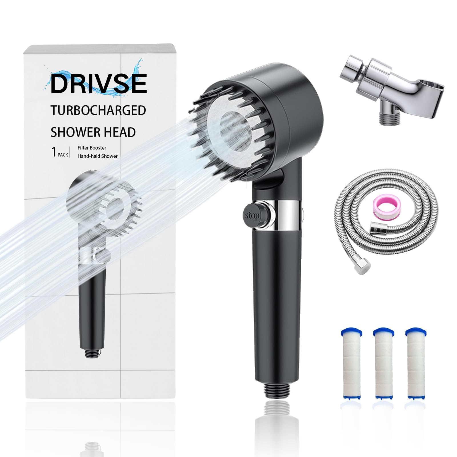 Drivse™ Showerhead, Drivse Filtered Shower Head With Handheld, High ...
