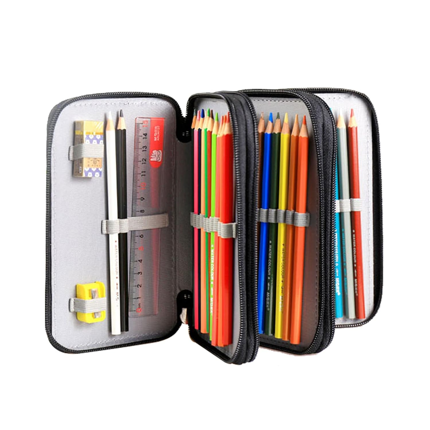 Allright Federmäppchen 4 Fach Federmappe Federtasche 72 Stift ...