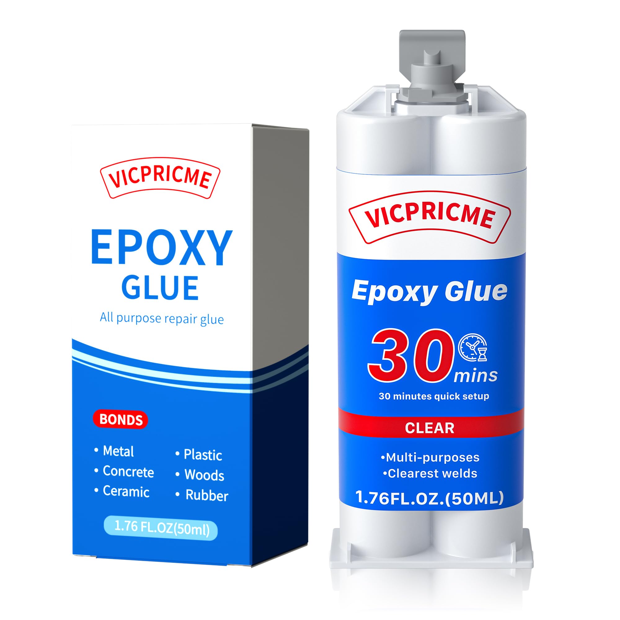 Mua Clear Epoxy Glue Waterproof 1.76 oz, 2 Part Epoxy Resin, Plastic ...