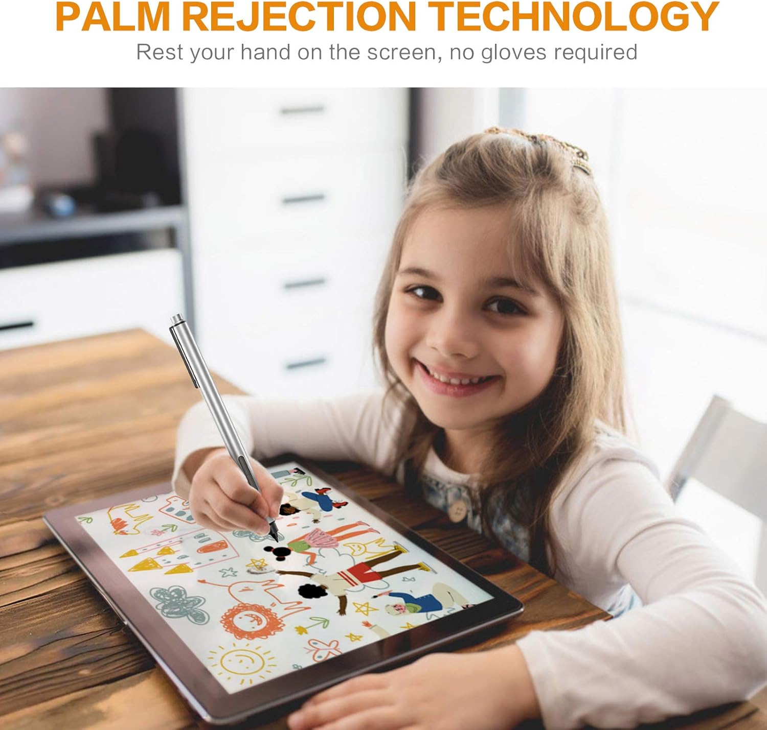 tesha Stylus Pen for Microsoft Surface, 1024 Levels Pressure for ...