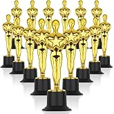 Amazon.com : Bvrbaory 18 Pack 6" Gold Award Trophies,Plastic Golden ...