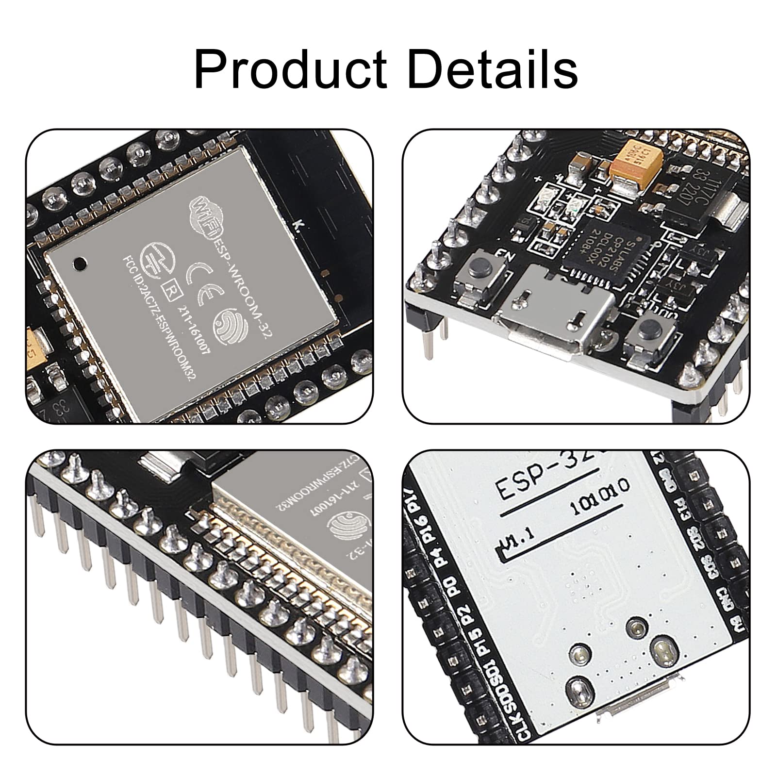 Mua ACEIRMC 4pcs ESP32S ESP32 CP2102 38 pins Development Board 2.4 GHz Dual Core WLAN WiFi ...