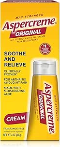 Amazon.com: Aspercreme Odor Free Topical Analgesic Cream, 3 Ounce Tube ...