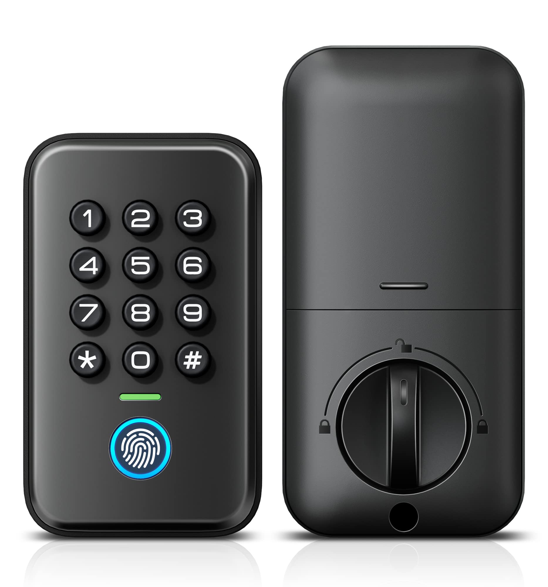 Veise Fingerprint Door Lock, Keyless Entry Door Lock with Biometric ...