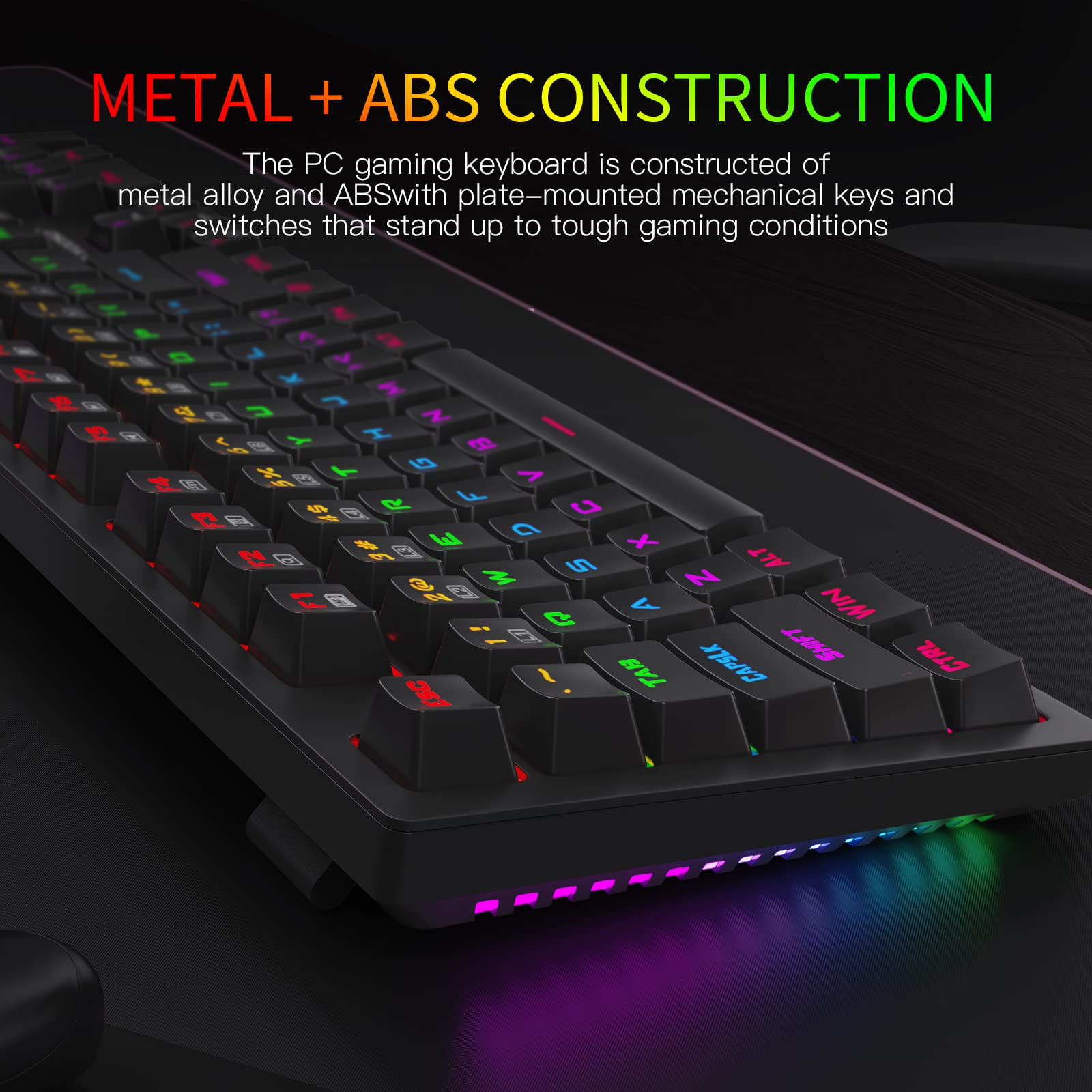 Mua E-YOOSO Mechanical Gaming Keyboard, RGB Sidelit and Rainbow Backlit ...