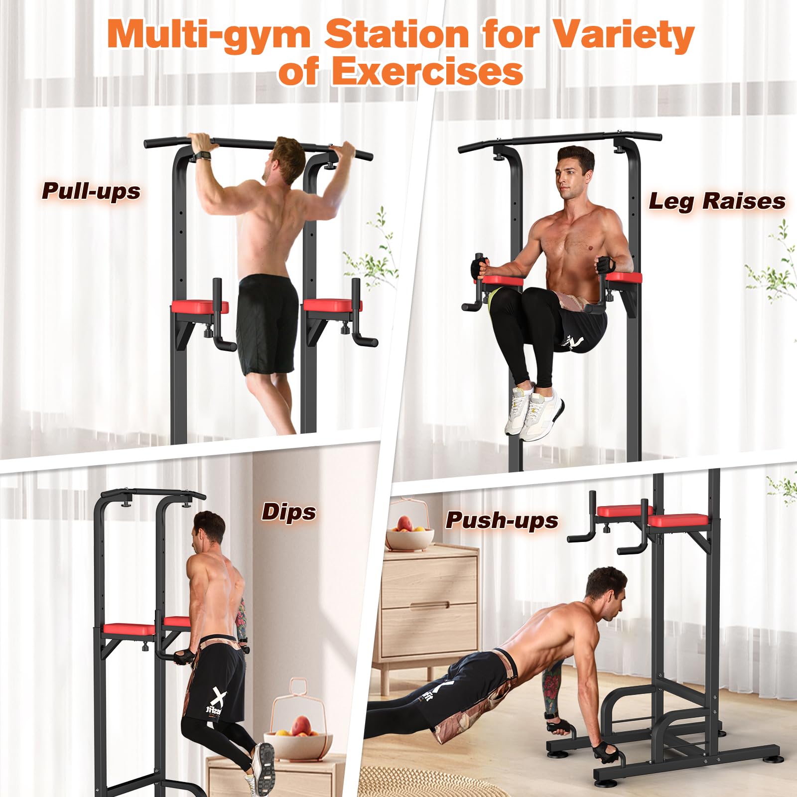 Mua RELIFE REBUILD YOUR LIFE Power Tower Pull Up Bar Station Workout ...