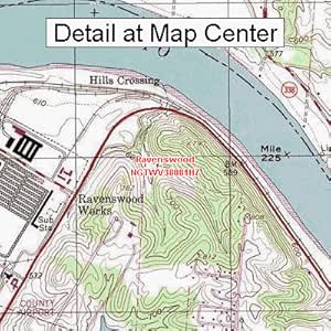 Amazon.com : USGS Topographic Quadrangle Map - Ravenswood, West ...