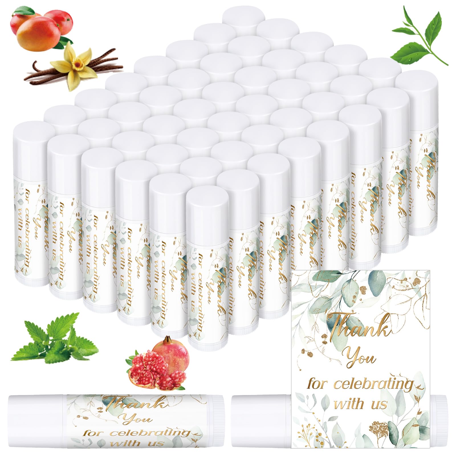 Dunzy 50 Pcs Thank You Gift Lip Balm Bulk Baby Shower Party Favors dunzy-50-pcs-thank-you-gift-lip-balm-bulk-baby-shower-party-favors