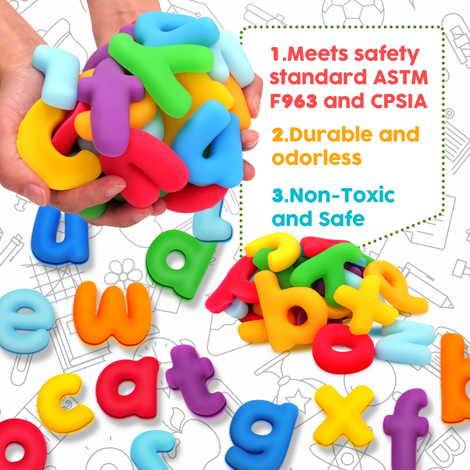 Mua SMALL FISH Alphabet Letters Sensory Toys for Toddlers: ABC Learning ...