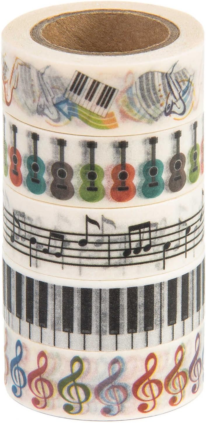 Amazon.com: Classic Washi Tape Set (Japanese Masking Tape) by MIKOKA, 0 ...