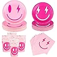 Amazon.com: TWOWYHI 108PCS Preppy Birthday Decorations 24Guests Preppy ...