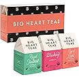 Amazon.com : Big Heart Tea Co. Floral Tea Bags Gift Set - Certified ...