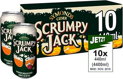 Scrumpy Jack Cans, 44 cl, Case of 10: Amazon.co.uk: Beer, Wine & Spirits
