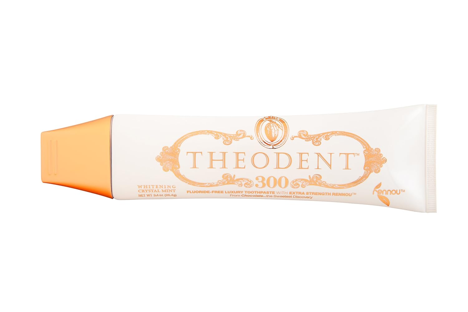 THEODENT 300 Whitening Crystal Mint - CLINICAL STRENGTH Fluoride-Free ...